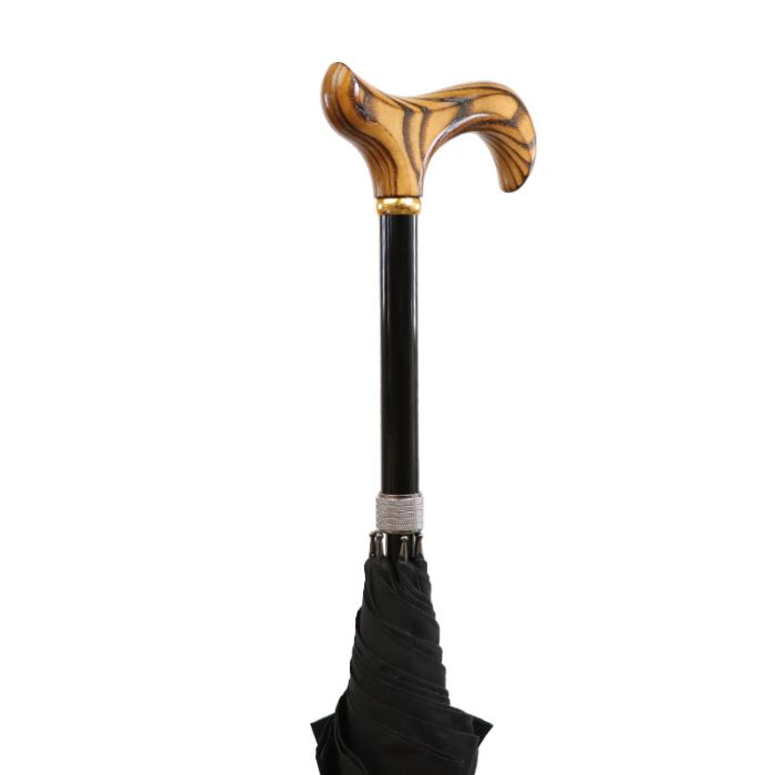 Fox Umbrellas GT1 Ash Crook Handle Umbrella | Umbrellas.co.uk