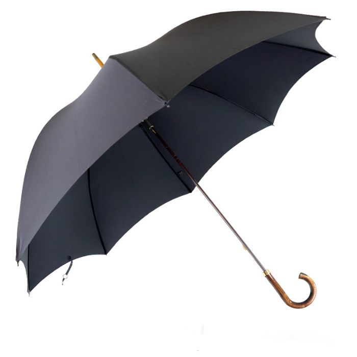 Fox Umbrellas GT1 Ash Crook Handle Umbrella | Umbrellas.co.uk