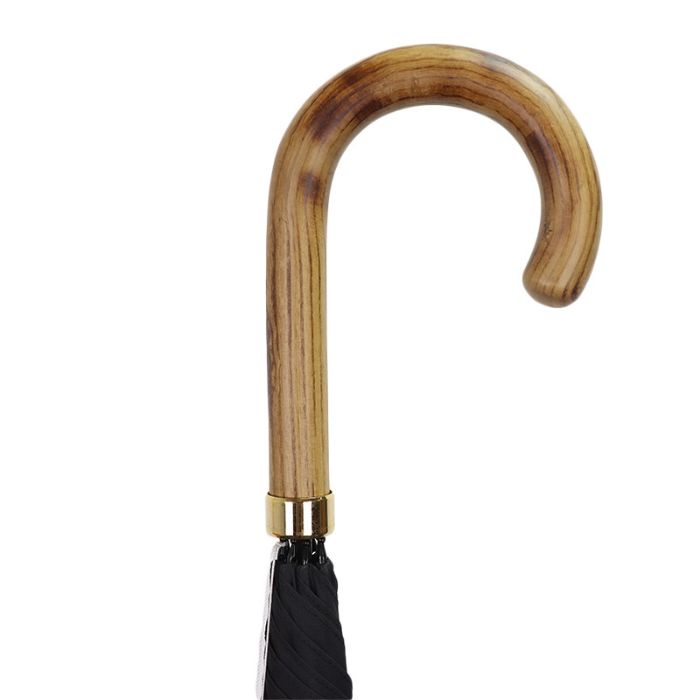 Fox Umbrellas GT1 Ash Crook Handle Umbrella | Umbrellas.co.uk