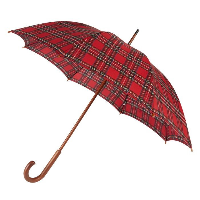 Crook Handle Royal Stewart Tartan Umbrella | Umbrellas.co.uk