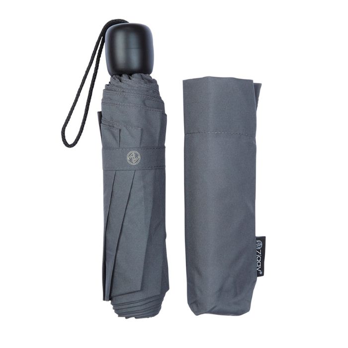 Ziggy Slate Grey Small Folding Umbrella | Umbrellas.co.uk
