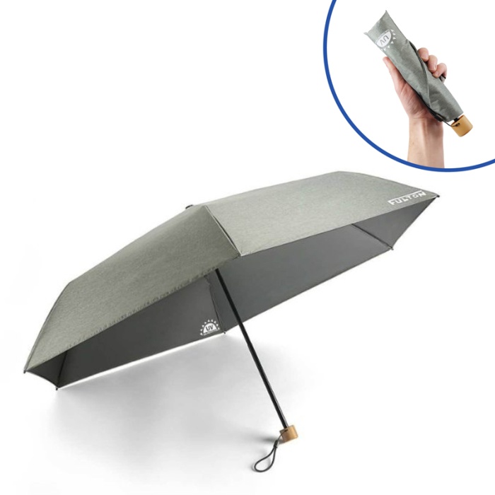 Fulton Parasoleil UV Charcoal Umbrella | Umbrellas.co.uk