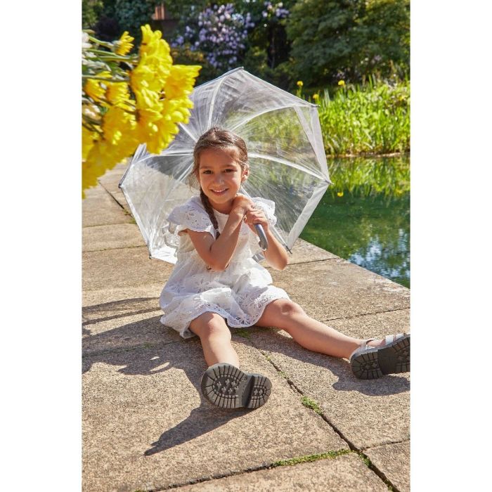 Fulton Funbrella Silver Childrens Umbrella | Umbrellas.co.uk