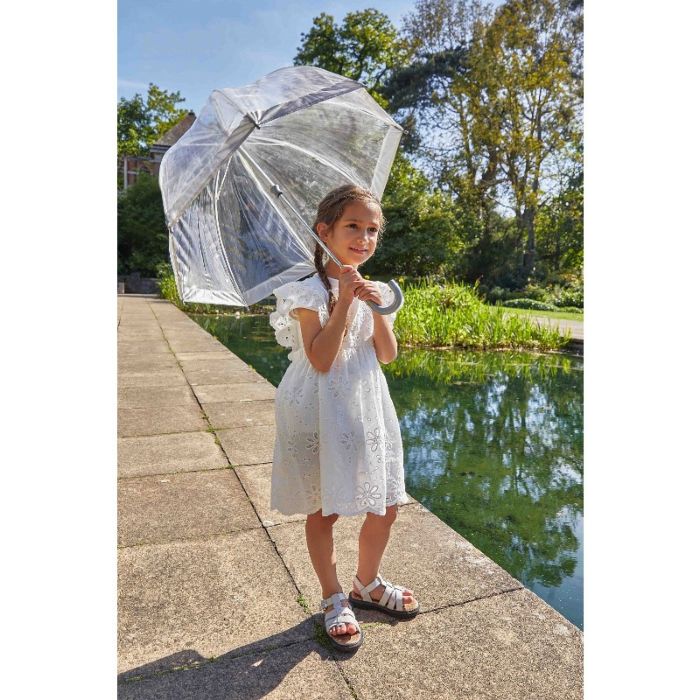 Fulton Funbrella Silver Childrens Umbrella | Umbrellas.co.uk