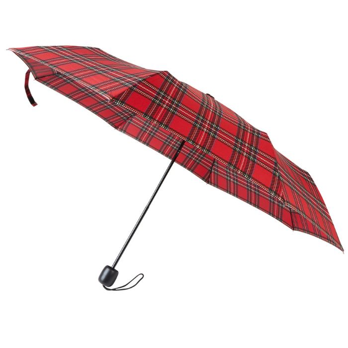 Red Royal Stewart Tartan Small Umbrella | Umbrellas.co.uk