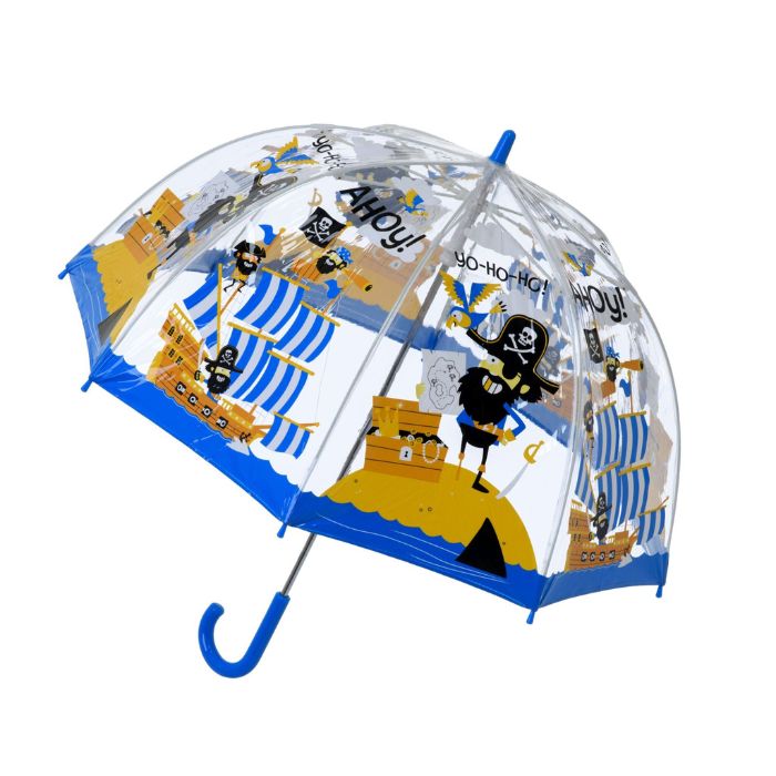 Soake Bugzz Kids' Clear Pirate Umbrella | Umbrellas.co.uk