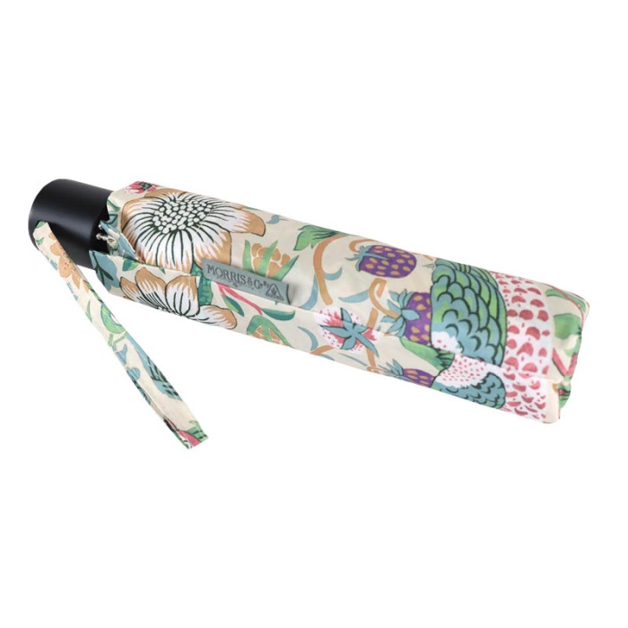 Fulton Minilite Umbrella Strawberry Thief | Umbrellas.co.uk