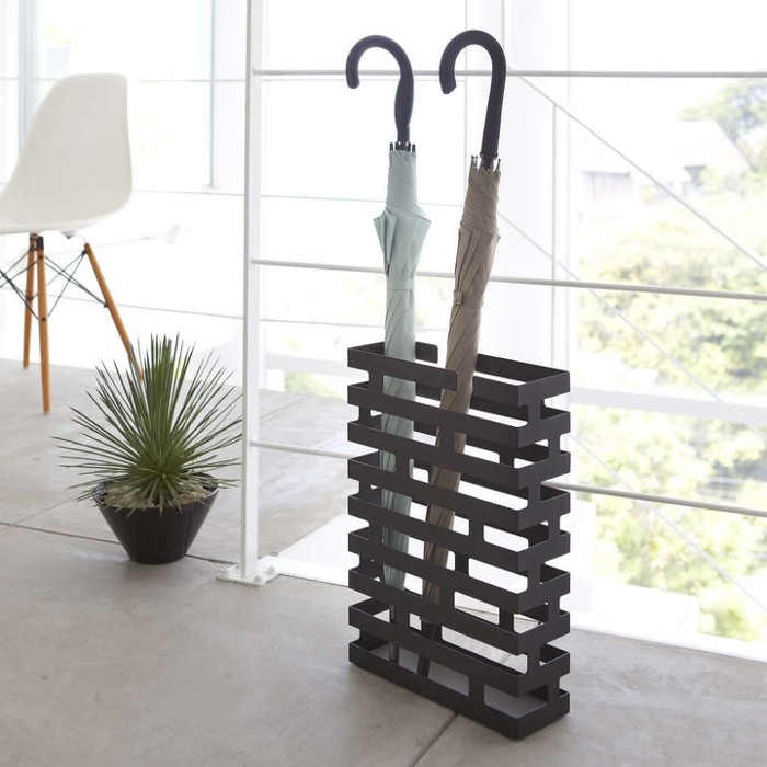 Yamazaki Brick Rectangle Umbrella Stand | Umbrellas.co.uk